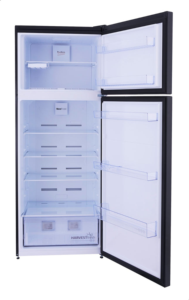 Beko No-Frost Refrigerator, 408 Liters, Inverter Motor, Black- RDNE448 ...